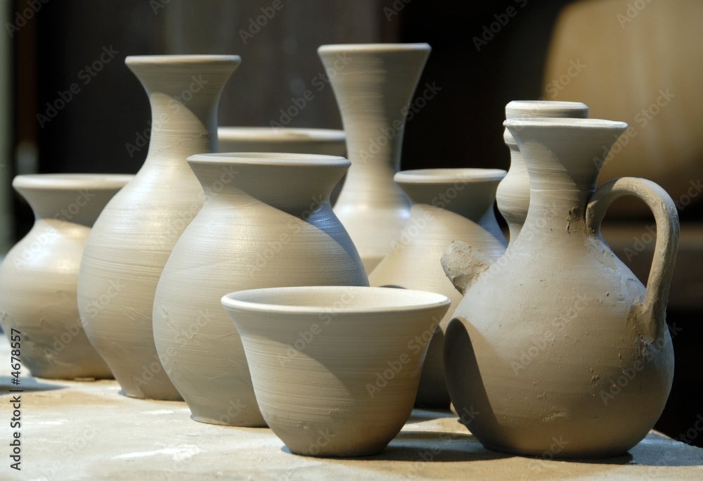 Clay Pottery Stock Photo | Adobe Stock