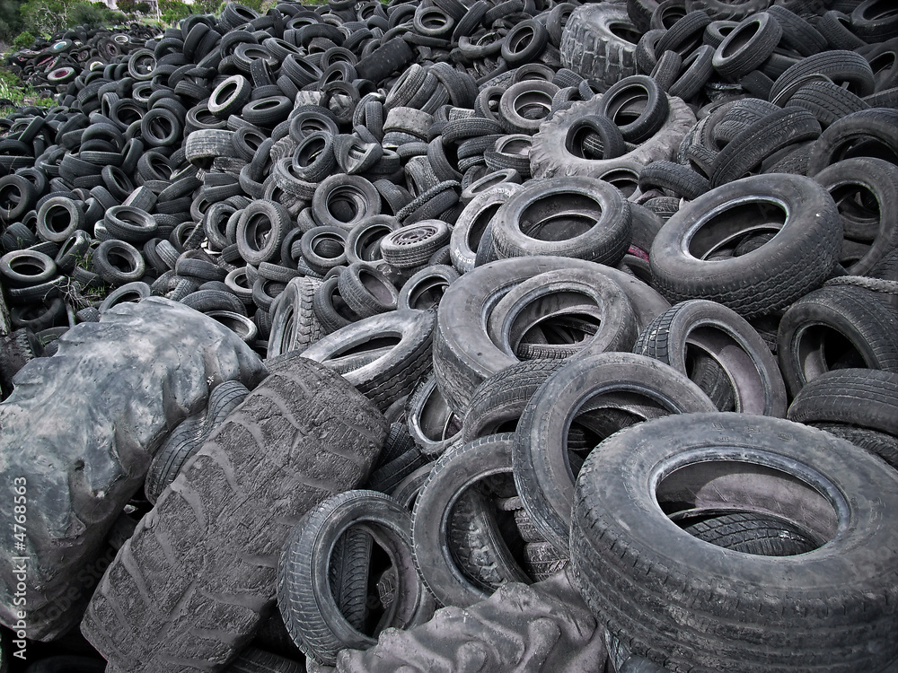 Tire Waste Stock Photo | Adobe Stock