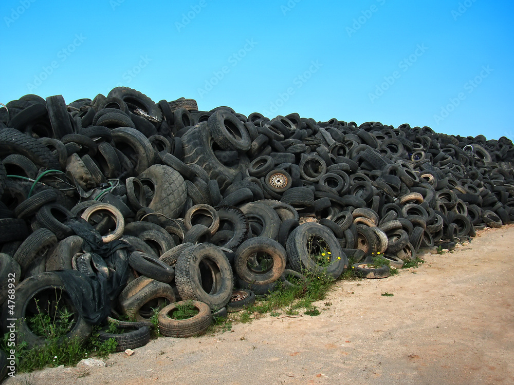 Tires Landfill Stock Photo | Adobe Stock