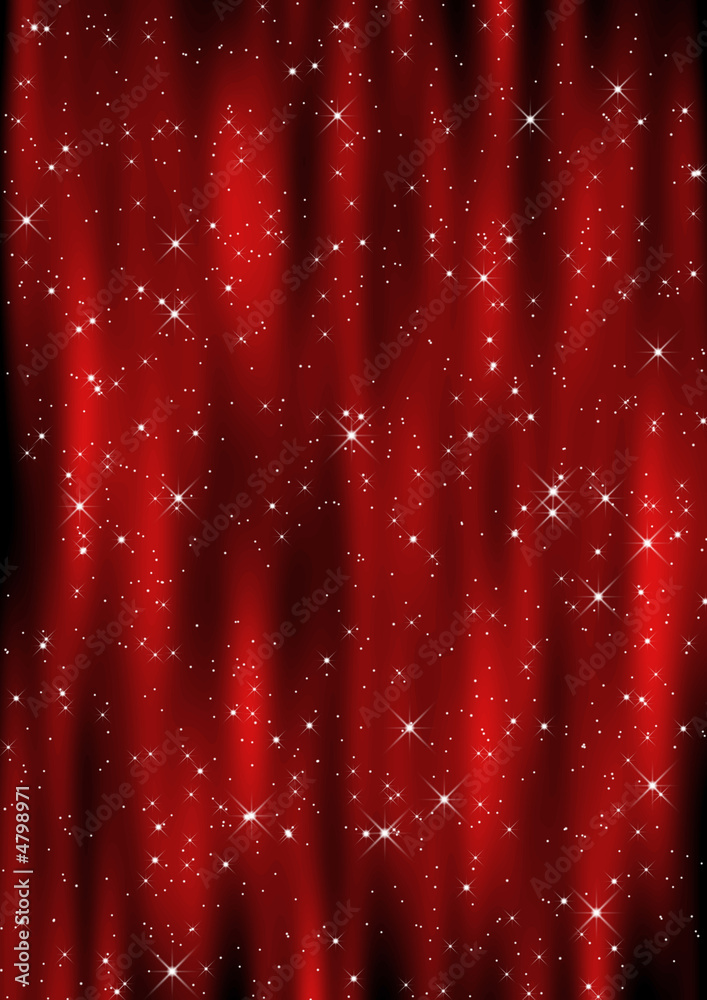 Christmas Curtain Background Stock Illustration | Adobe Stock