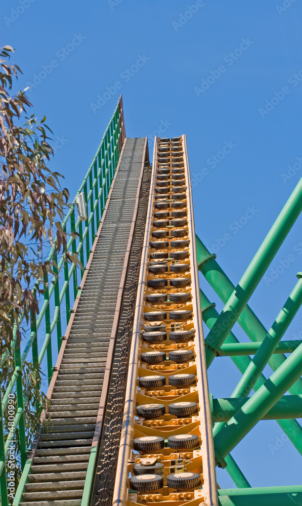 Rollercoaster Track Stock Photo | Adobe Stock
