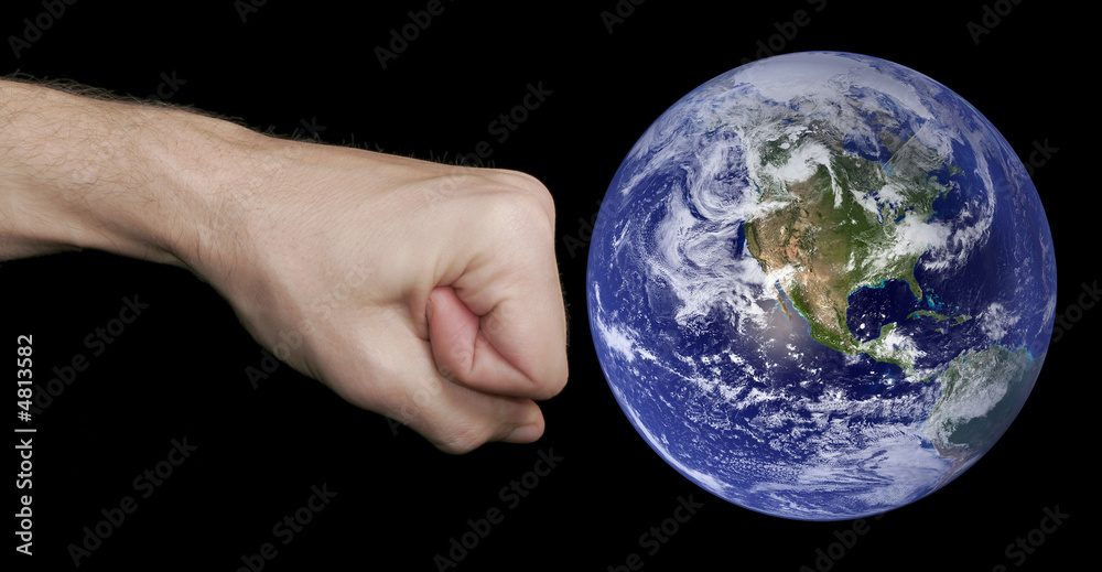 Fist And Earth Stock Photo | Adobe Stock