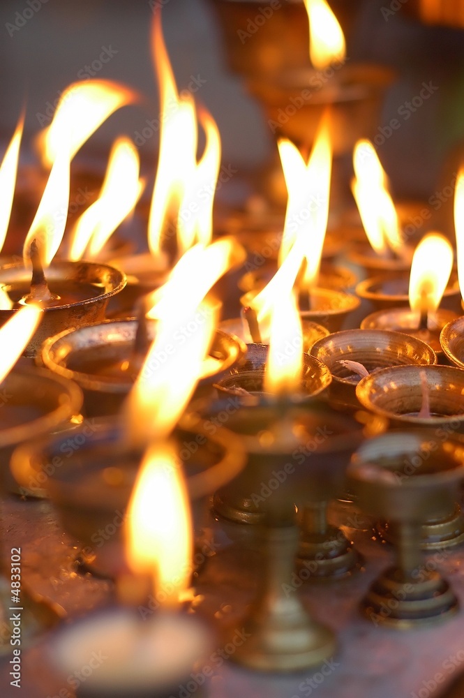 Butter Lamps Stock Photo | Adobe Stock