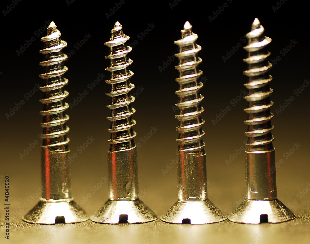 four screws Stock Photo | Adobe Stock