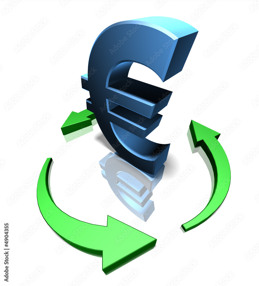 Euro vert Stock-Illustration | Adobe Stock