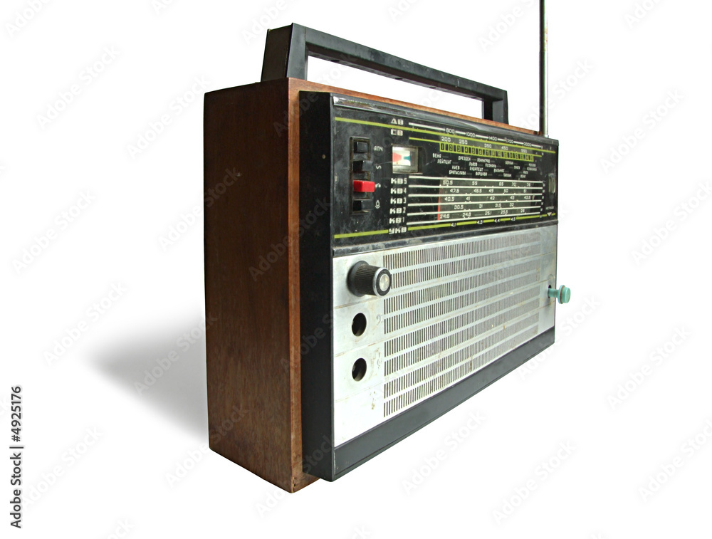 Old soviet radio receiver Stock Photo | Adobe Stock