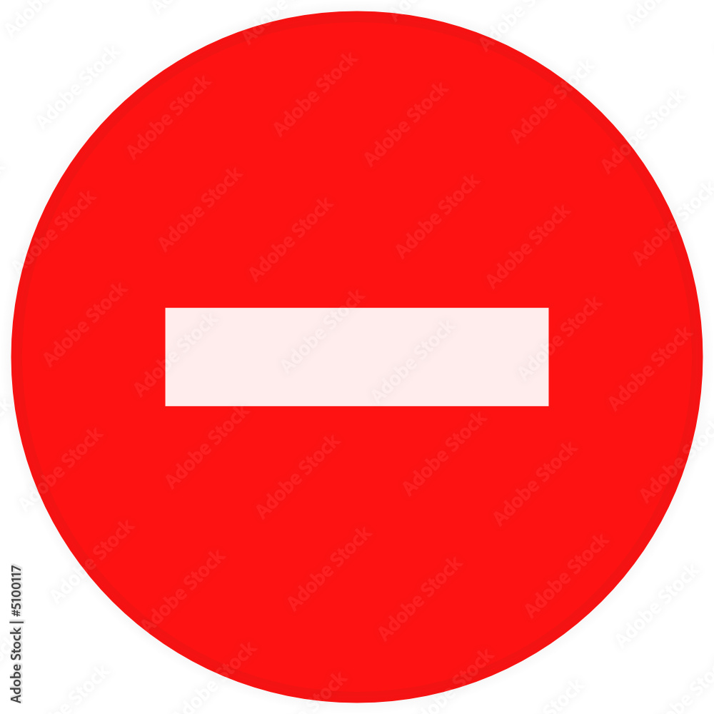 sens interdit Stock Vector | Adobe Stock