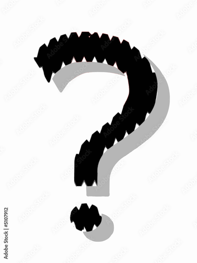 Fragezeichen Stock Vector | Adobe Stock