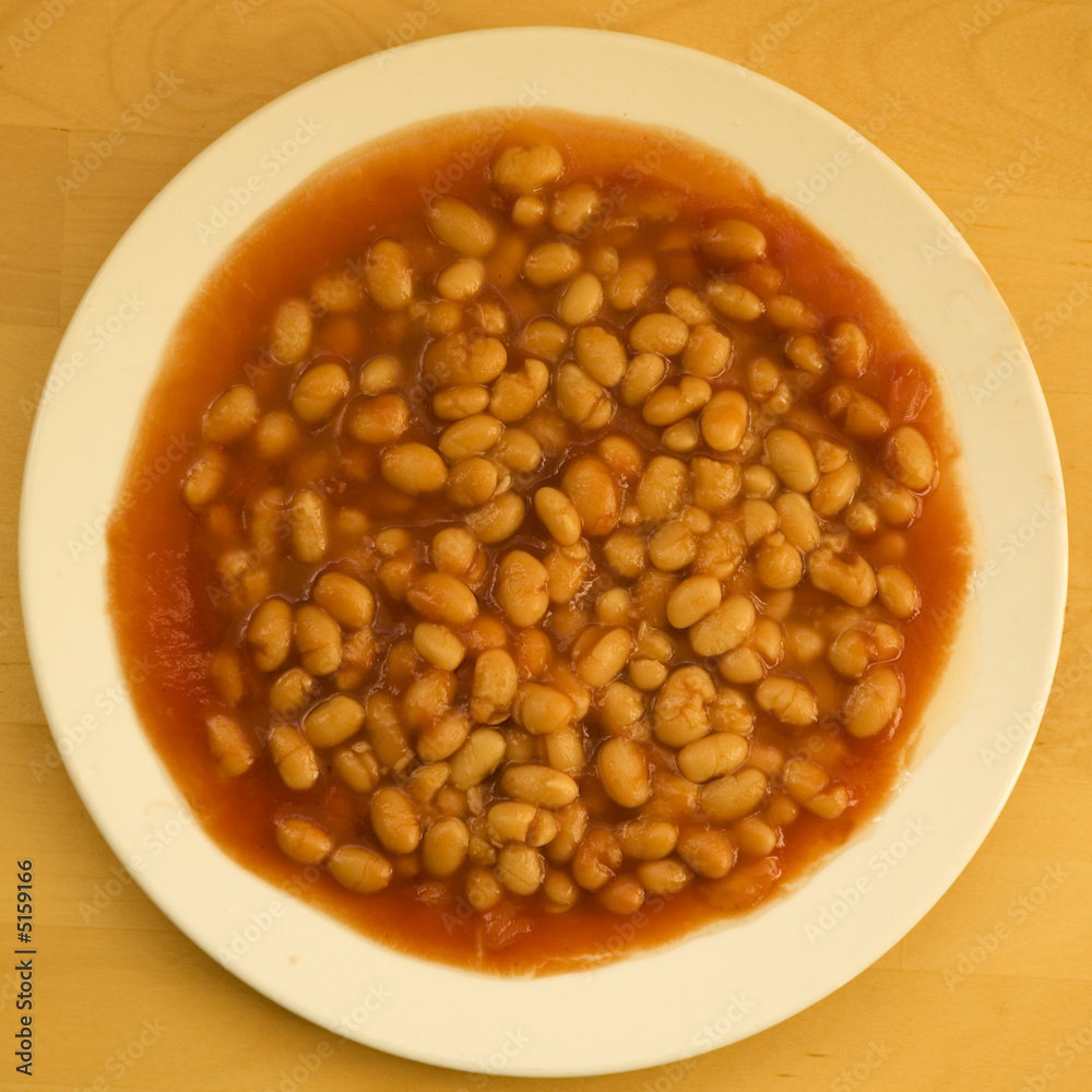 Bowl of Beans Stock Photo | Adobe Stock