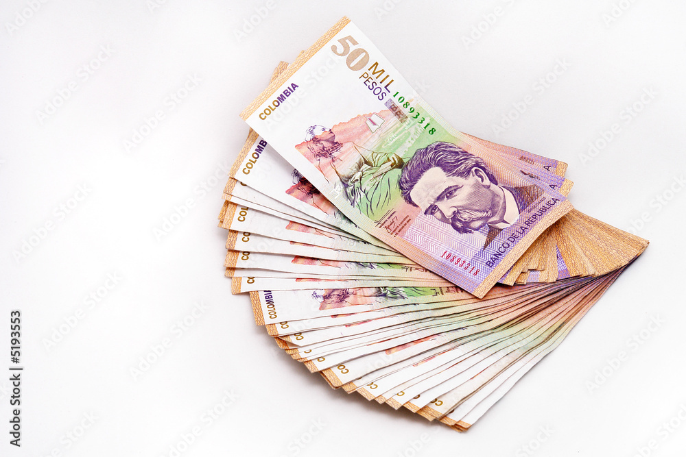 Billetes De Cincuenta Mil Pesos Foto De Stock Adobe Stock
