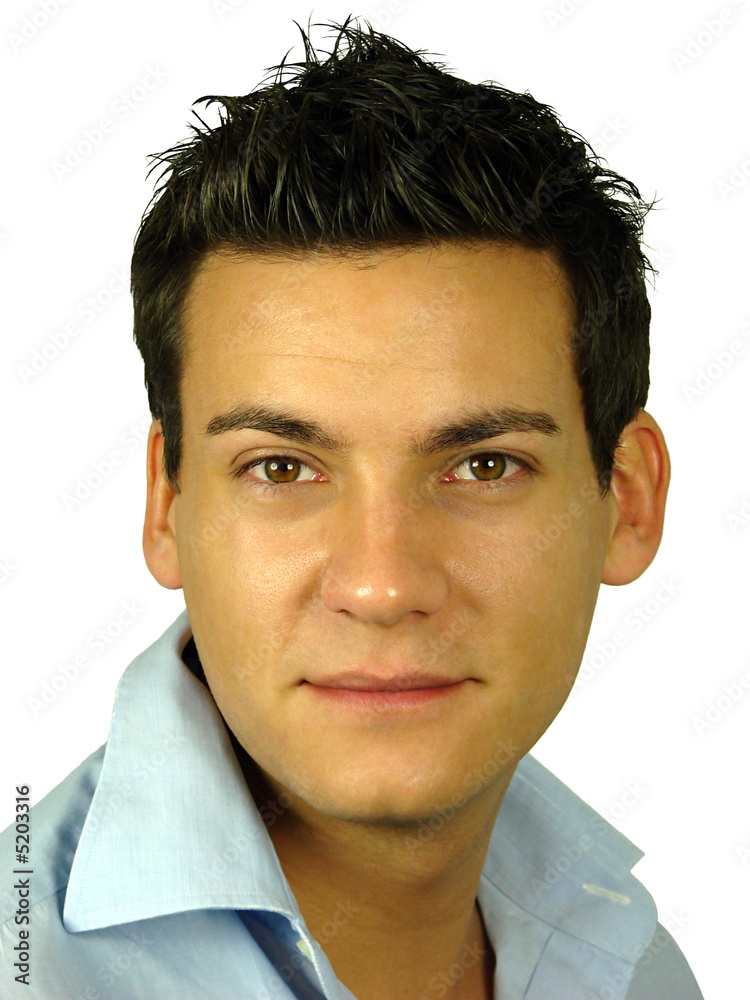 Young Male Model with a Smiling Face Stock Photo | Adobe Stock