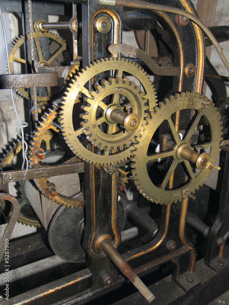 Uhrwerk - Konstruktion Stock-Foto | Adobe Stock