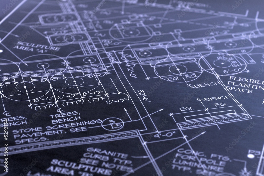 Blueprints Stock Photo | Adobe Stock