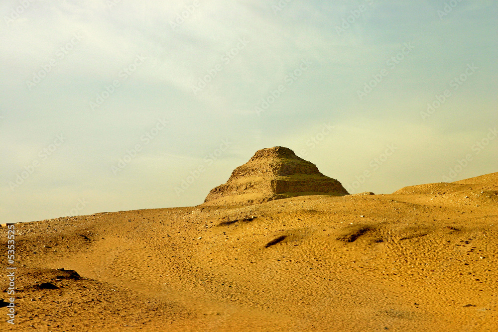 The Famous Step Pyramid of King Zoser Stock Photo | Adobe Stock