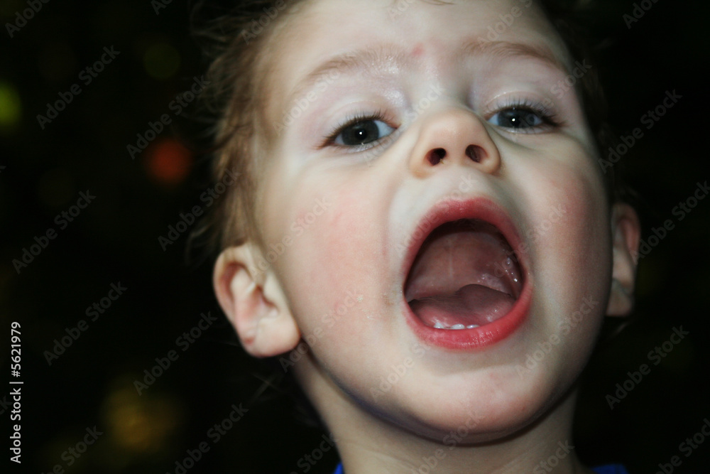 Screaming child Stock Photo | Adobe Stock