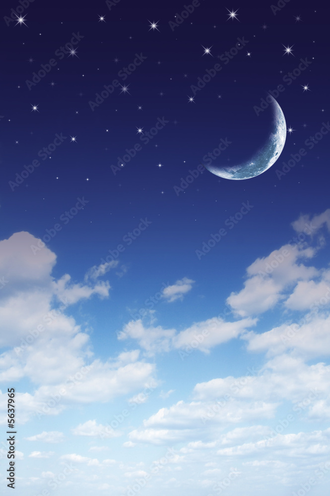 Daydream background. Day and night dreams.... Stock Photo | Adobe Stock
