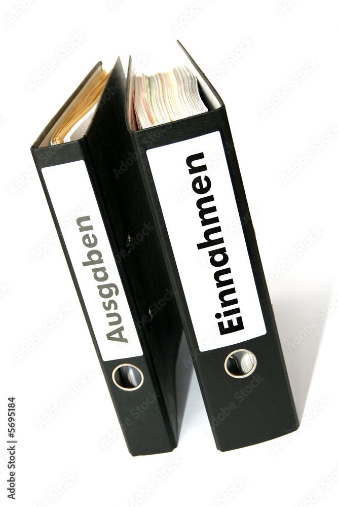 Einnahmen - Ausgaben Stock Photo | Adobe Stock