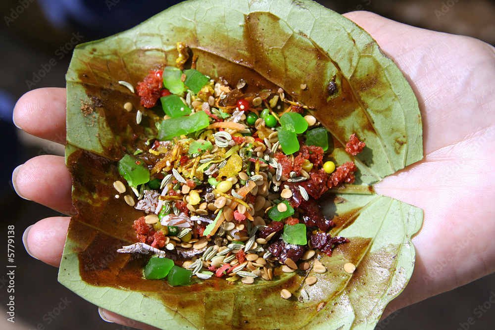 indian paan on display, kerala, india Stock Photo | Adobe Stock