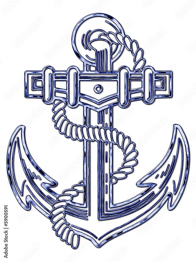 Seefahrt / Anker Stock-Illustration | Adobe Stock