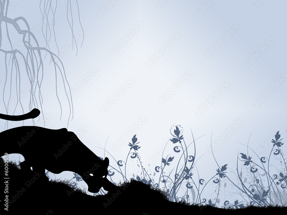 Puma background 2 Stock Illustration | Adobe Stock