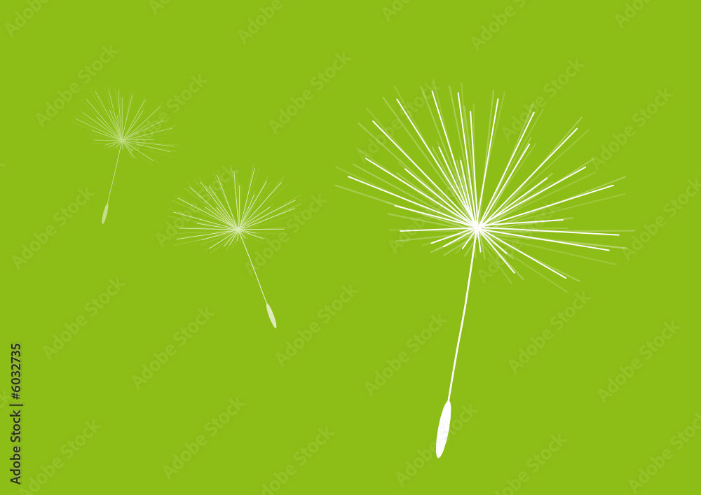 Pusteblume Samen vektor Stock Vector | Adobe Stock