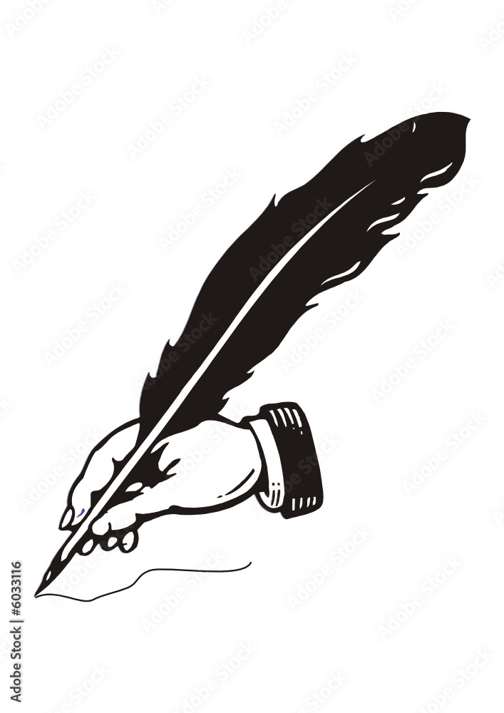 Pluma Stock Vector | Adobe Stock