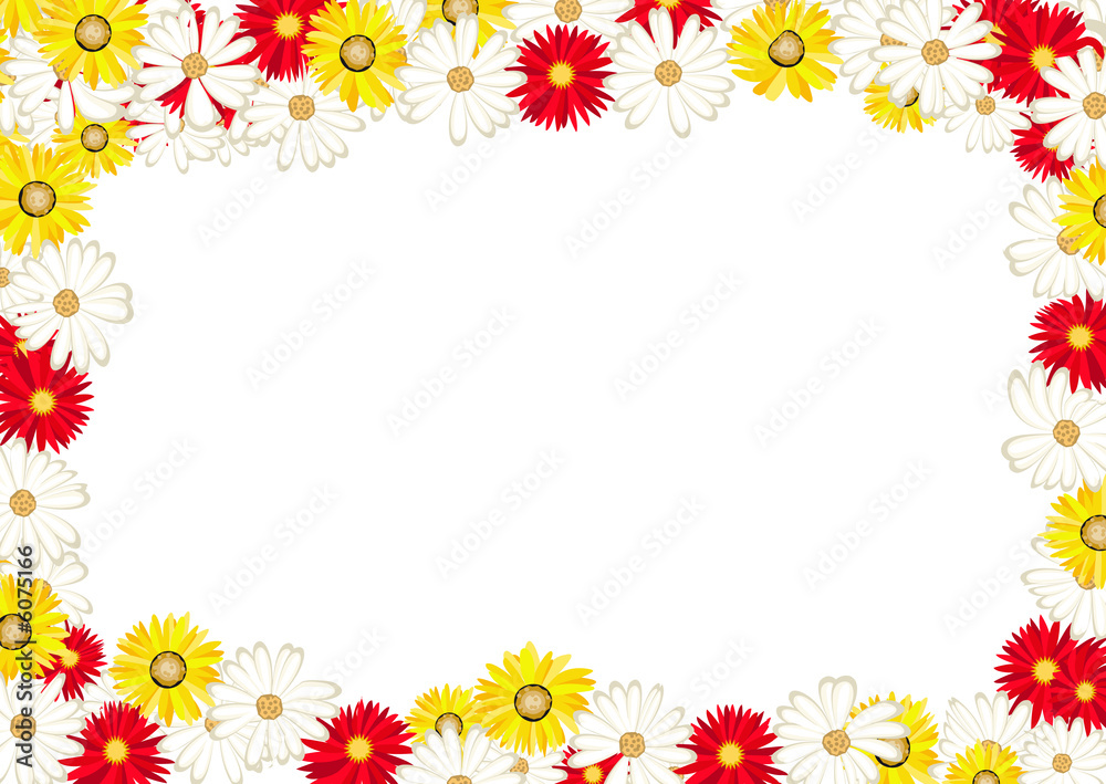 blumenrahmen Stock-Illustration | Adobe Stock