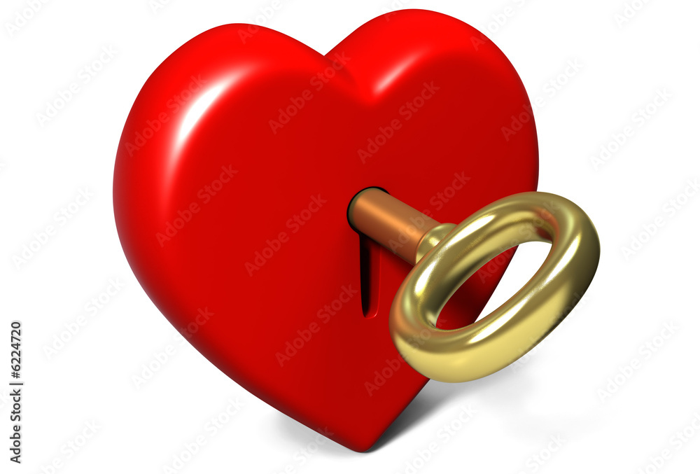 Heart locked Stock Photo | Adobe Stock