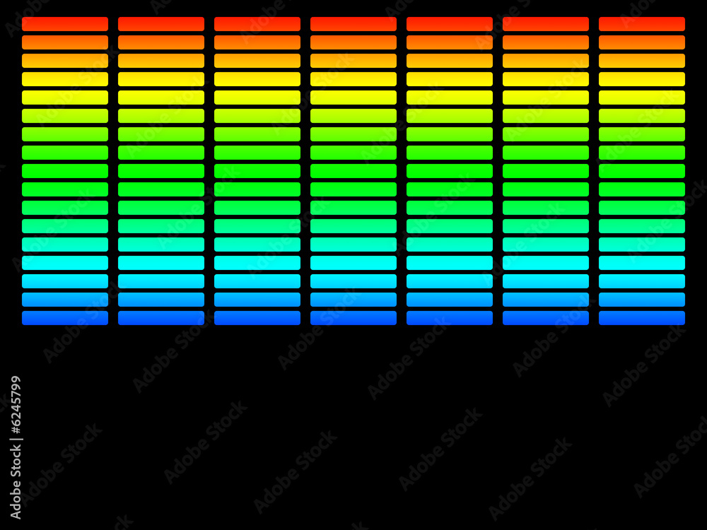 Graphics equalizer bars Stock Illustration | Adobe Stock