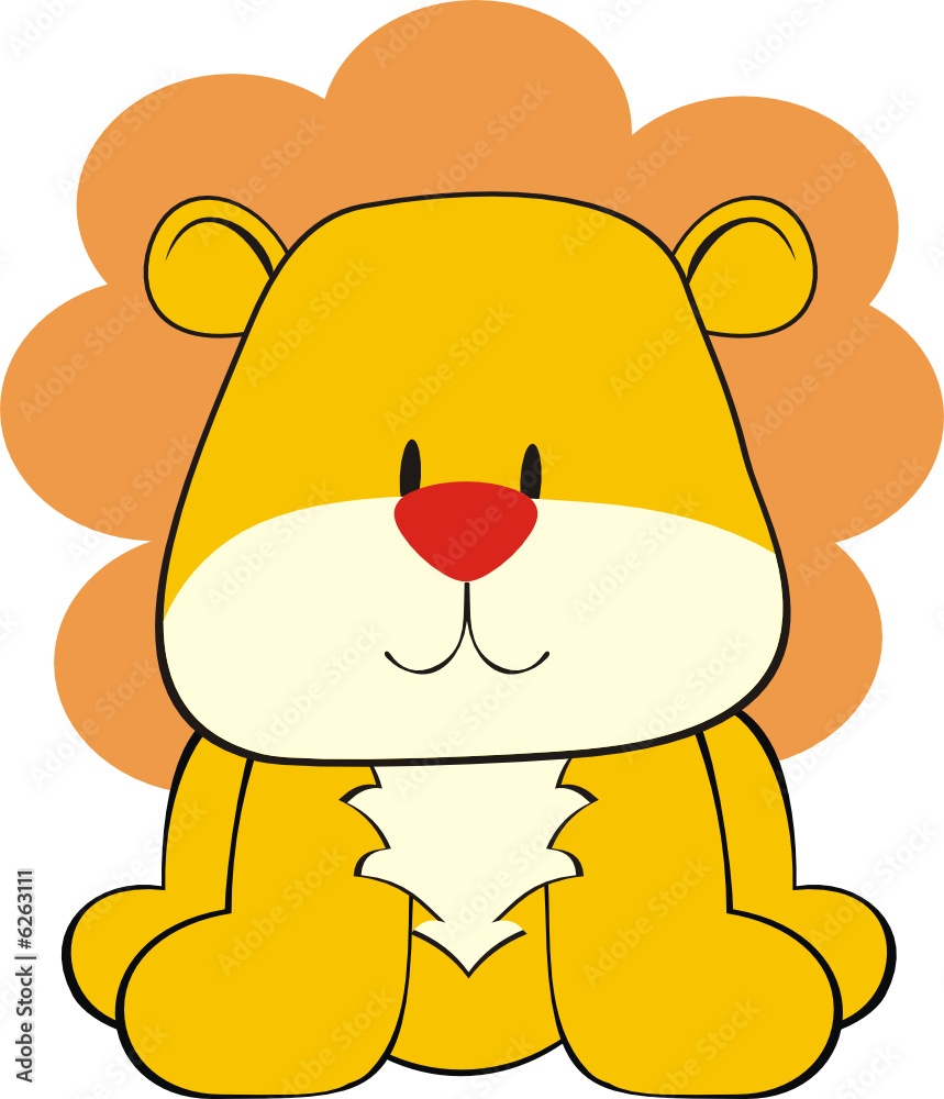 leoncito vector de Stock | Adobe Stock