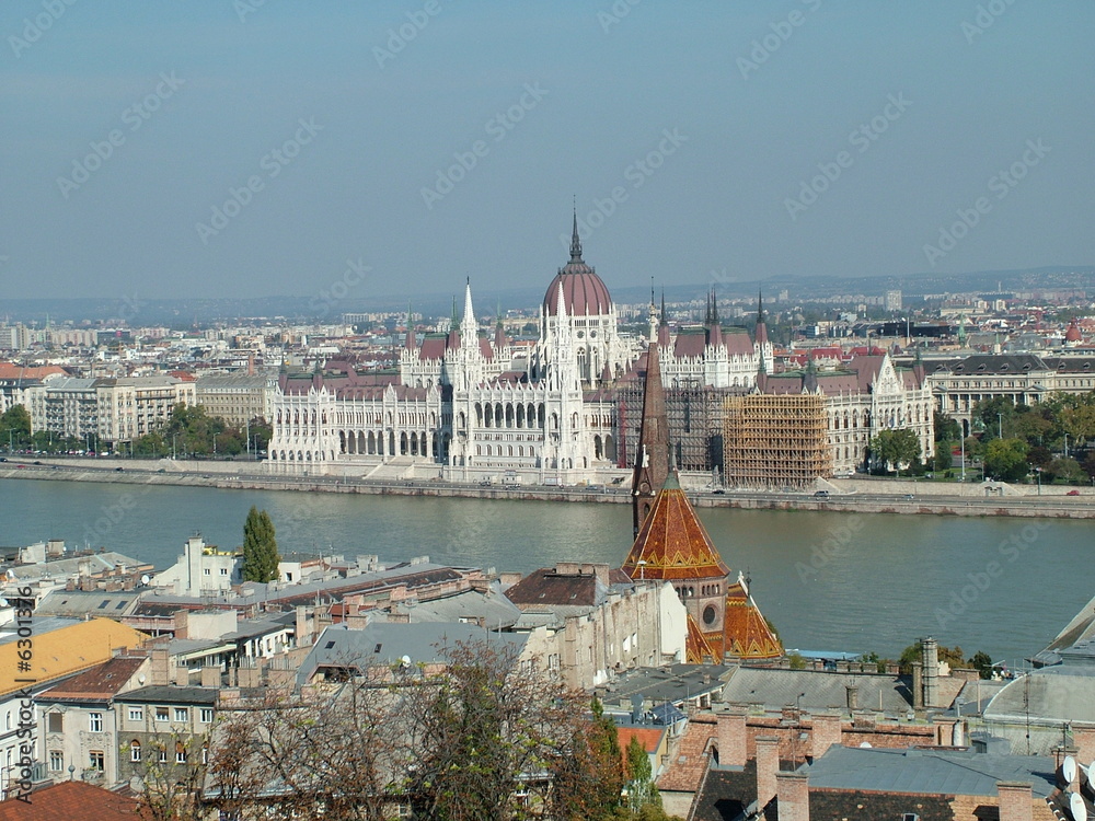 Poster Birdview of Budapest Parliament – Wall Art | UkPosters