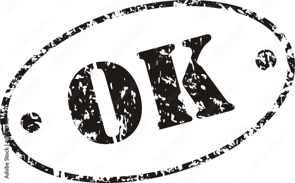 sello ok vector de Stock | Adobe Stock