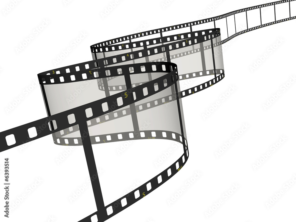 Ribbon of the film Stock Illustration | Adobe Stock