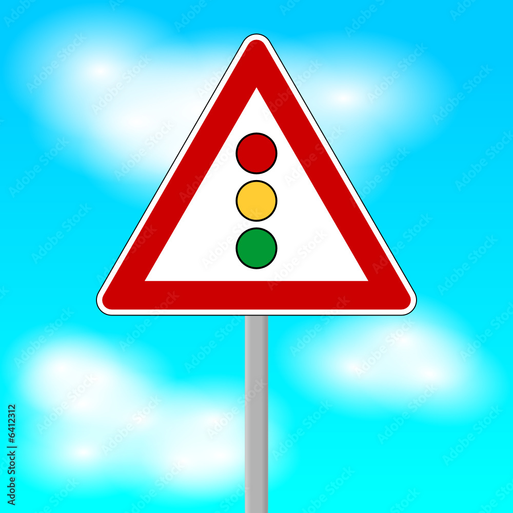 verkehrszeichen ampel Stock Vector | Adobe Stock