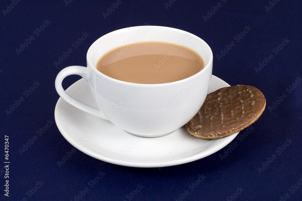 Chocolate Biscuit With Tea