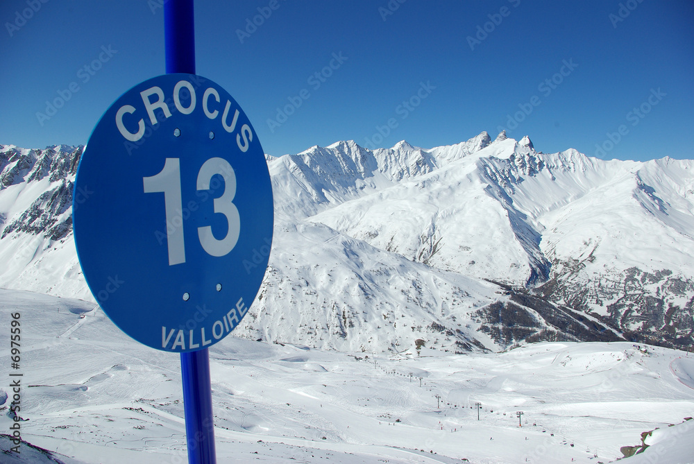 Piste Sign Stock Photo | Adobe Stock