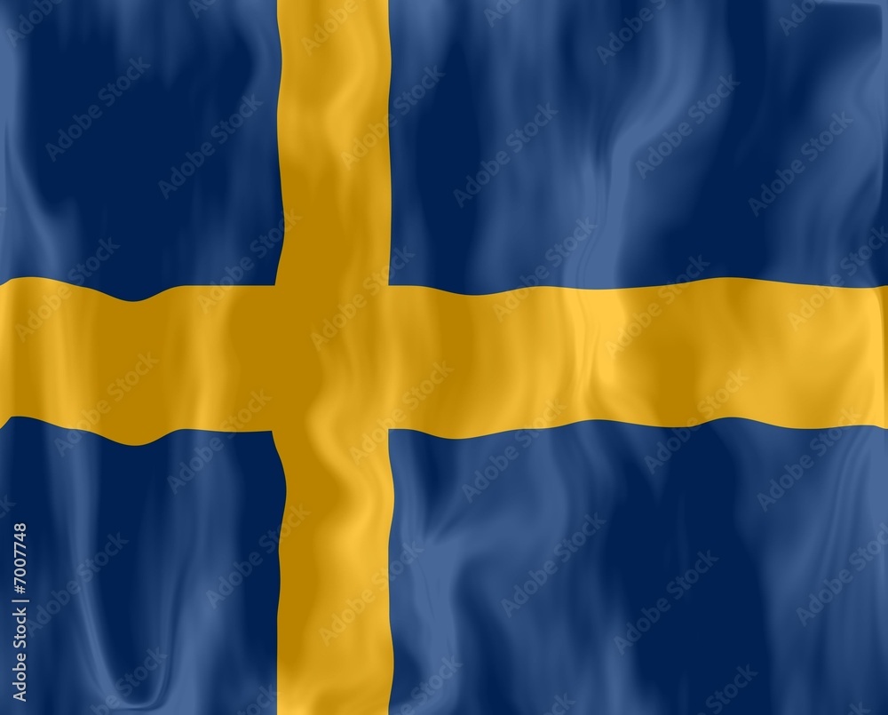 suède suede drapeau froissé sweden flag Stock Photo | Adobe Stock