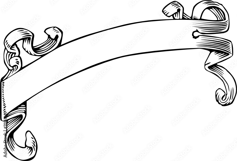 Vector Victorian Banner Stock Vector | Adobe Stock