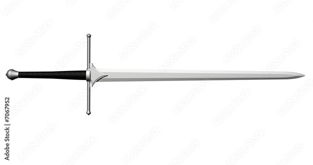 Spada medievale Stock Illustration | Adobe Stock