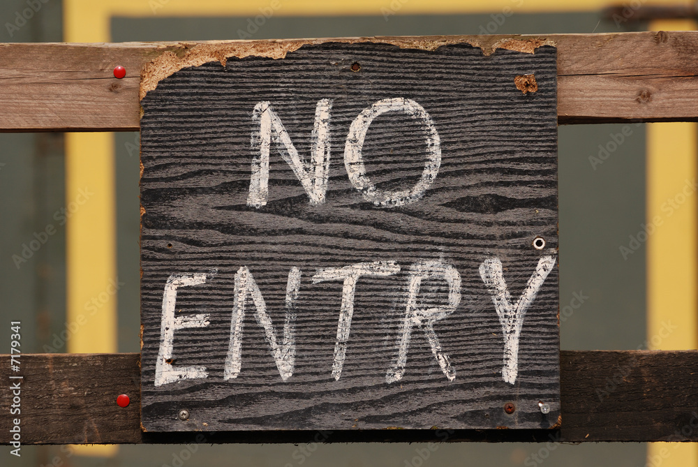 No Entry Sign Stock Photo | Adobe Stock