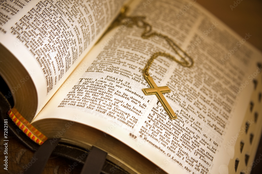 Photo & Art Print Open Bible Psalm 23, Brian Jackson