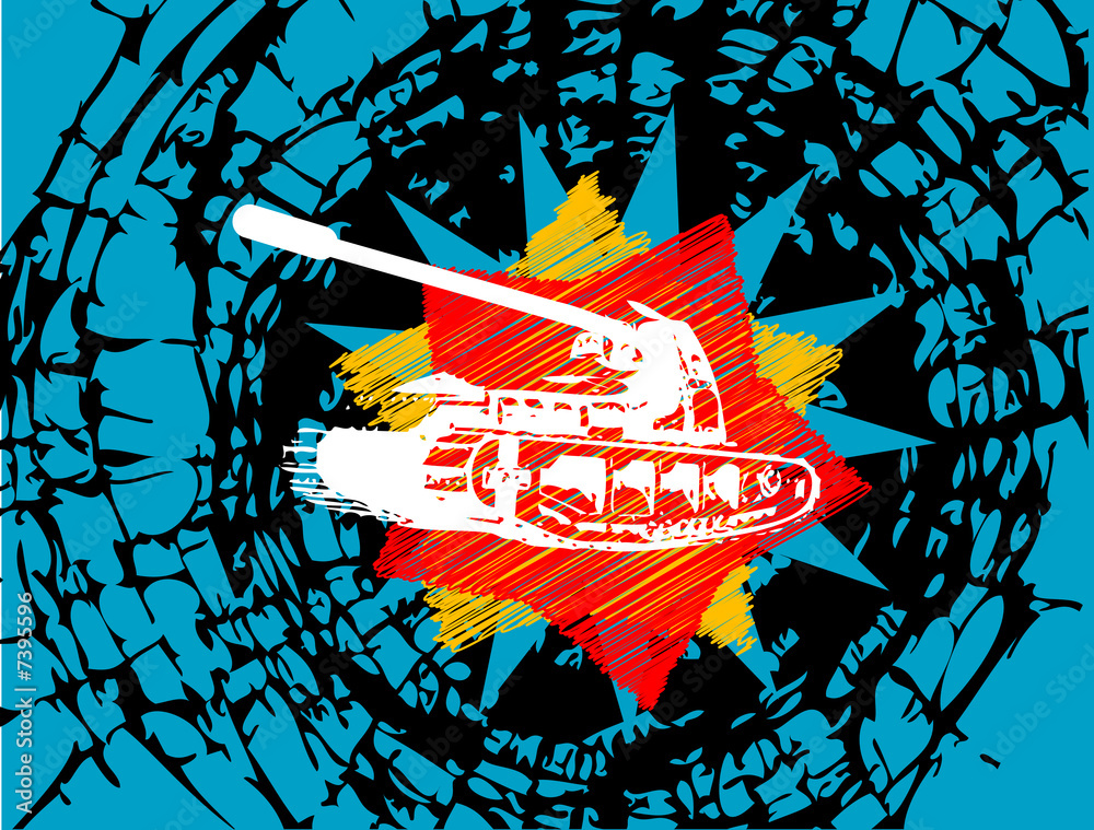 Abstract tank Stock Illustration | Adobe Stock