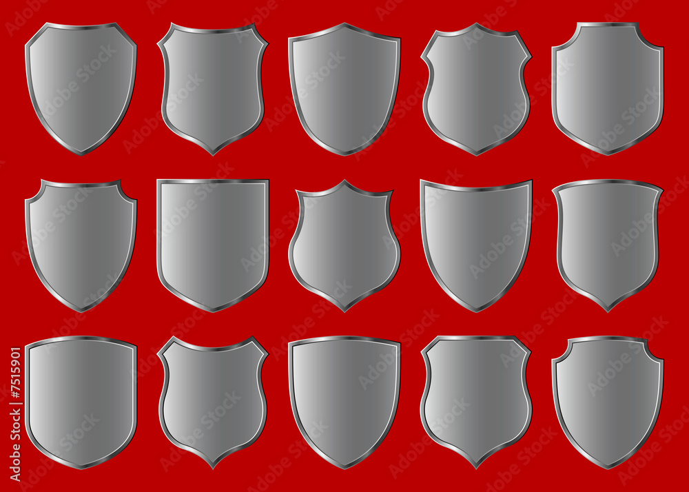 shield design set Stock Illustration | Adobe Stock