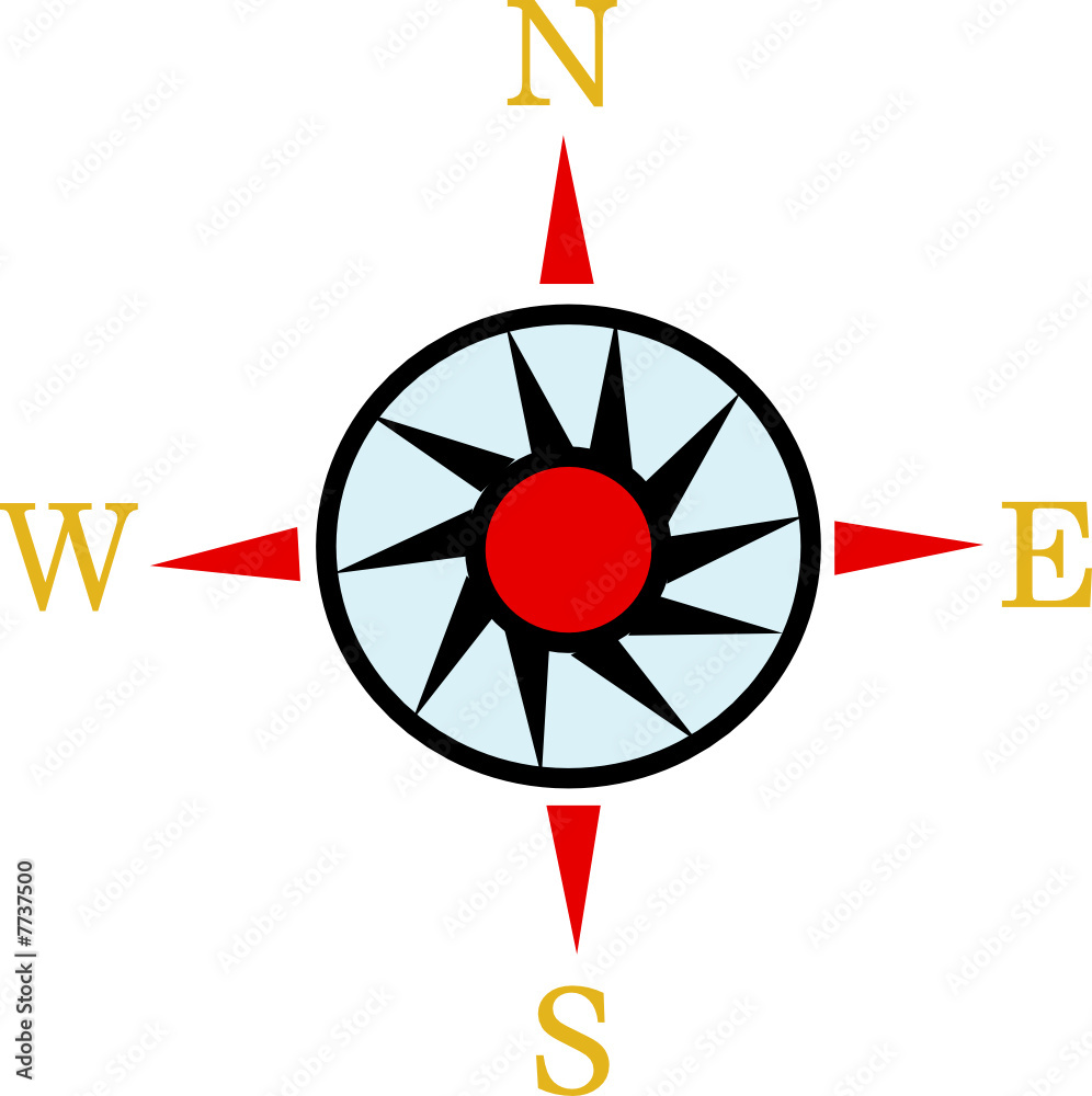 a0254 - Boussole, Rose des vents Stock Vector | Adobe Stock