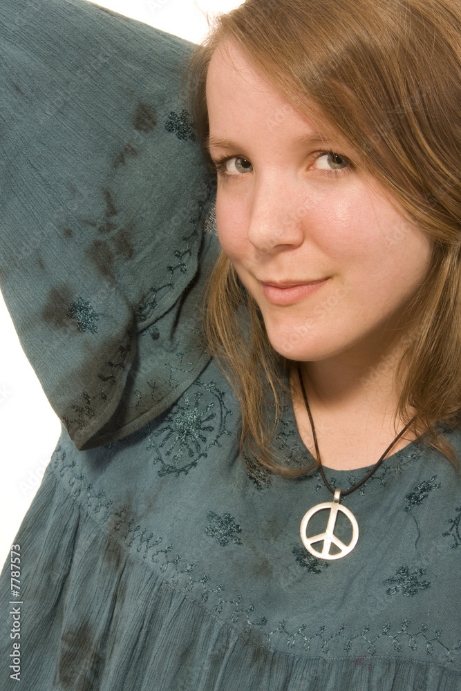 Young Hippie Woman Stock 写真 Adobe Stock