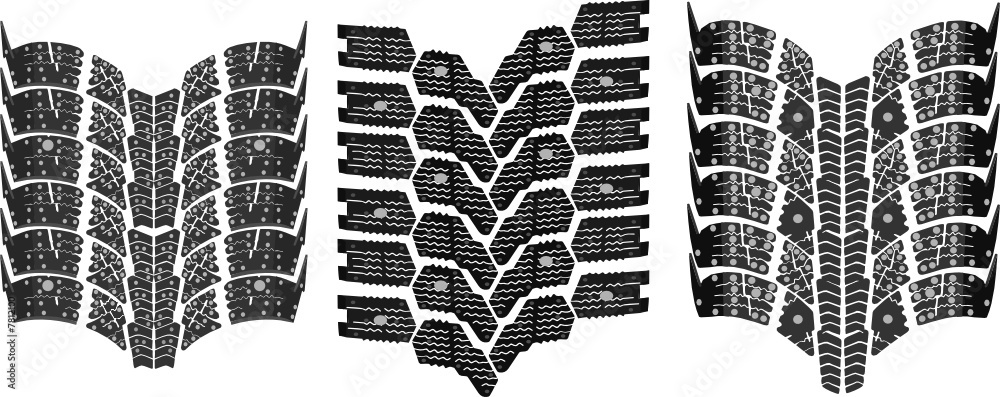 tire print high resolution vector Stock Vector | Adobe Stock