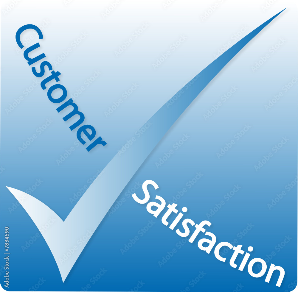 Logo "Customer Satisfaction" Stock Vector | Adobe Stock