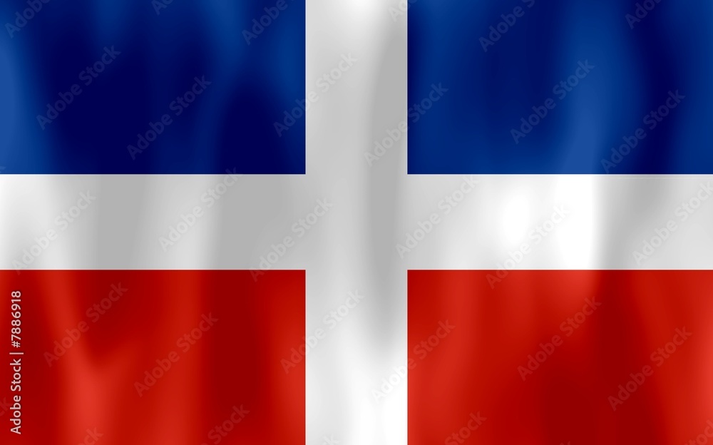 drapeau republique dominicaine dominican republic flag Stock ...