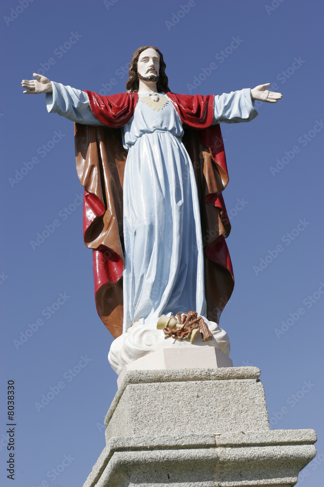 jesus christ in the sky Stock Photo | Adobe Stock