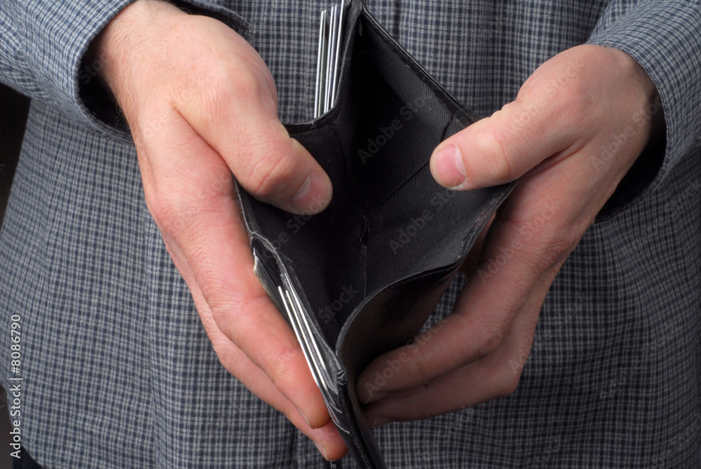 Empty wallet Stock Photo | Adobe Stock